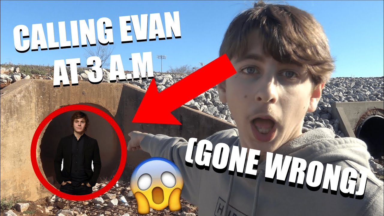 (SCARY) CALLING EVAN PETERS AT 3 A.M CHALLENGE *REAL LIFE EKANS* - YouTube