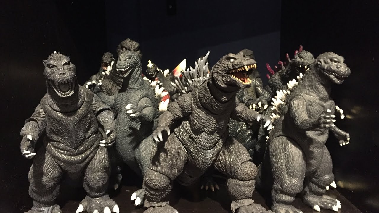 ENTIRE GODZILLA COLLECTION 2017 - YouTube