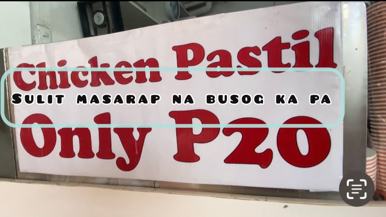Chicken pastil 20 pesos lang busog ka na - YouTube