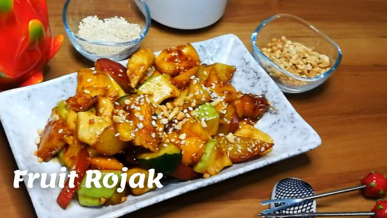 Fruit Rojak Sauce - Vegan | Sweet & Spicy Fruit Salad Sauce | Kuah ...