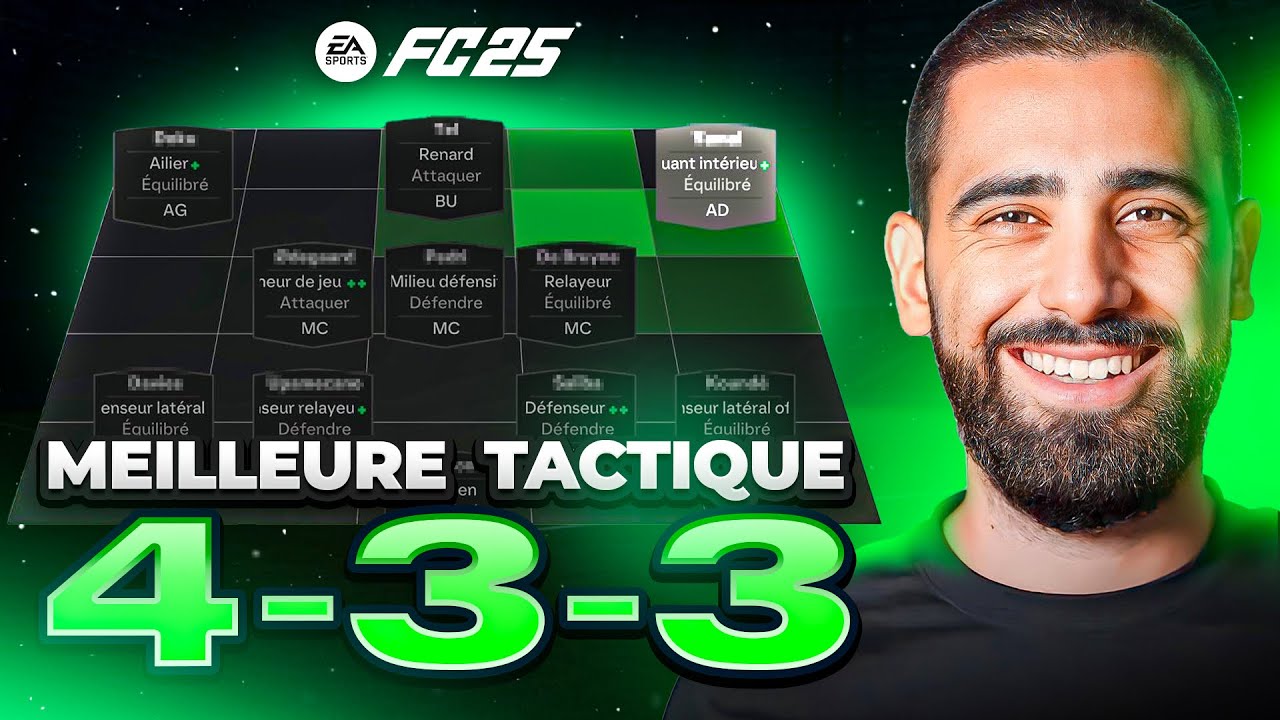 LA MEILLEURE TACTIQUE PERSO EN 433 A UTILISER POUR LE DÉBUT DE EA FC 25 + GAMEPLAY ! - YouTube