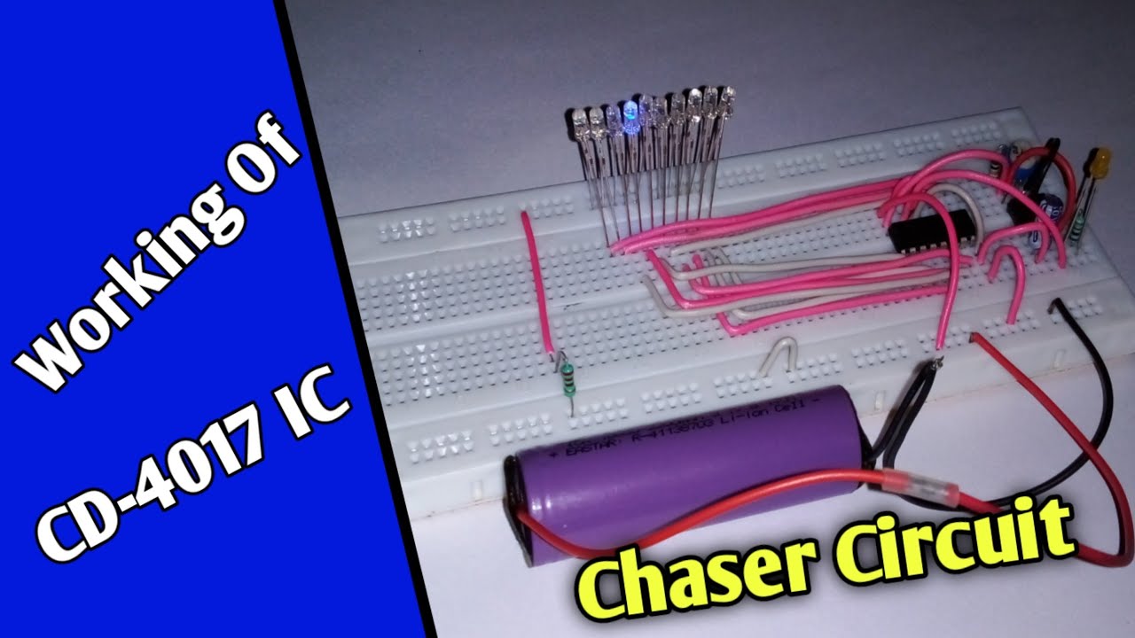 कैसे काम करते हैं 4017 IC How It's Work. 🤔🤔 - YouTube
