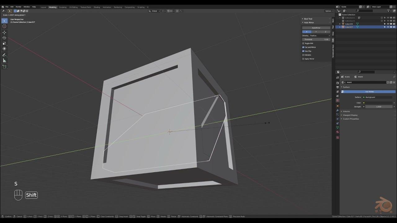 How to Make Low Poly Box Crate in Blender - YouTube