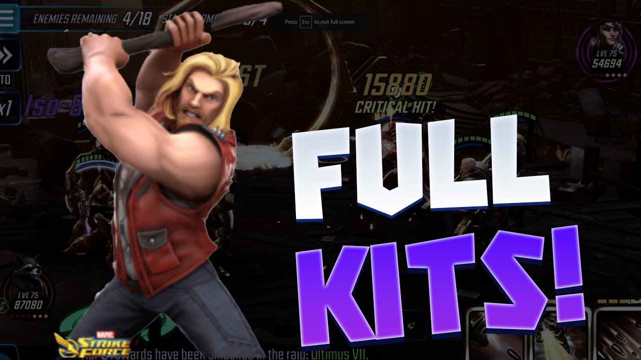WHOOPS! Boundless Leaks All the Knowhere Team Kits!- Marvel Strike Force - YouTube