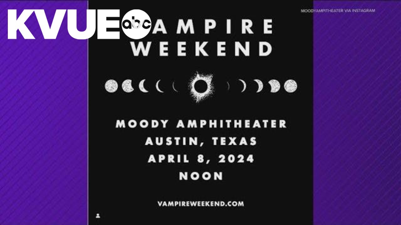 Embrace the dark with Vampire Weekend during solar eclipse show - YouTube