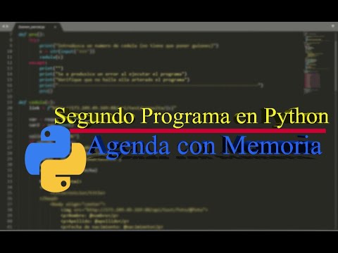 Programa con csv en Python | Agenda Con memoria - YouTube