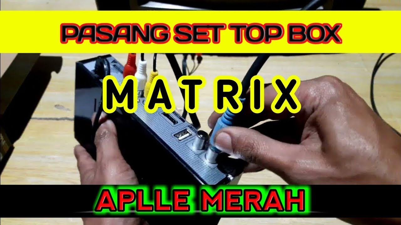 Pemasangan SET TOP BOX TV TABUNG || Cara Program SETTOPBOX - YouTube