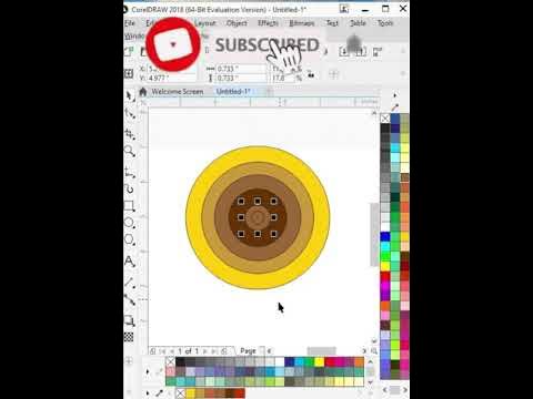 Easily rotate object design tutorial in coreldraw #rotated #youtubeshorts #object #coreldraw # ...