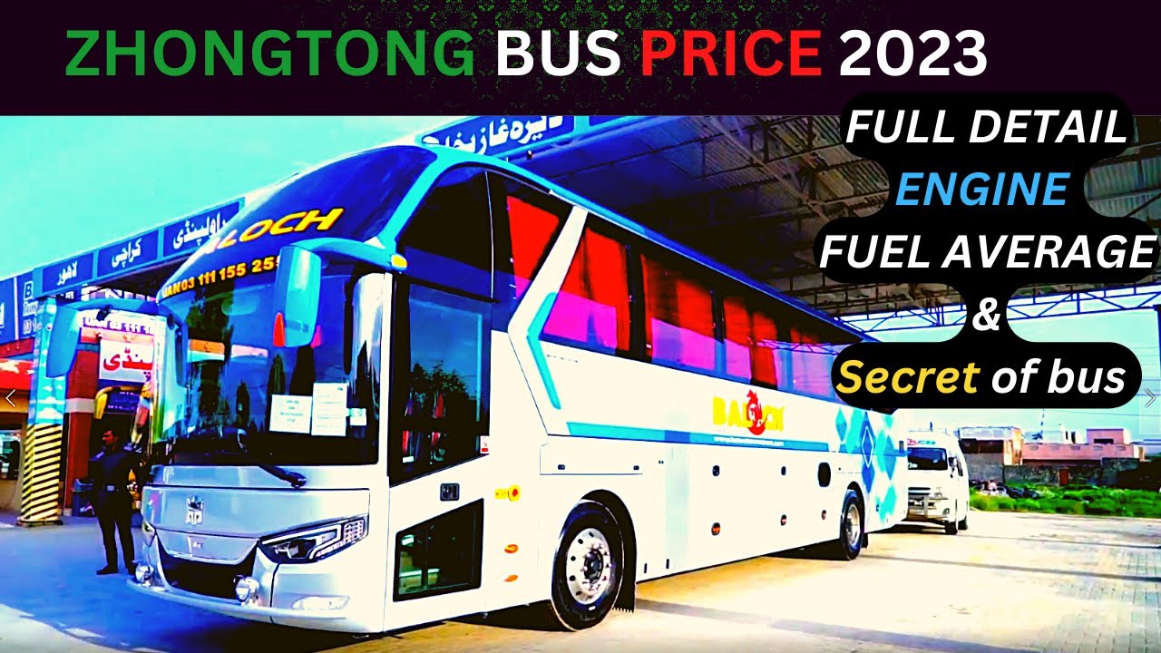 ZHONGTONG Bus Price || Detail Review || Yutong Master Double glass ...