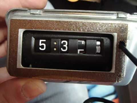 '74 - '76 Cadillac Dashboard Clock - YouTube