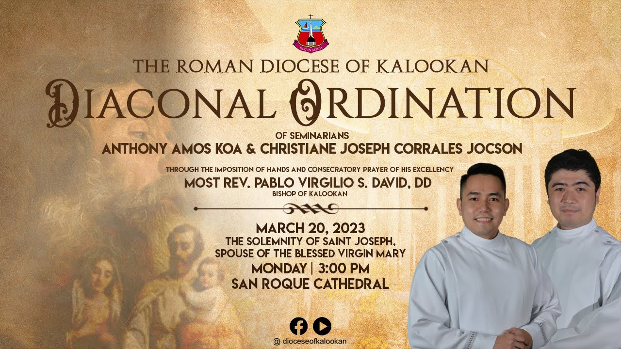 03.19.23 | 3:00 PM | Diaconal Ordination of Seminarians Anthony Amos ...