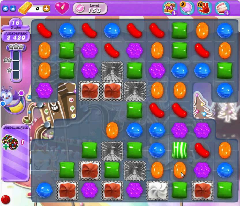 Candy Crush Saga Dreamworld Level 153 - ODUS - 3 STARS - YouTube