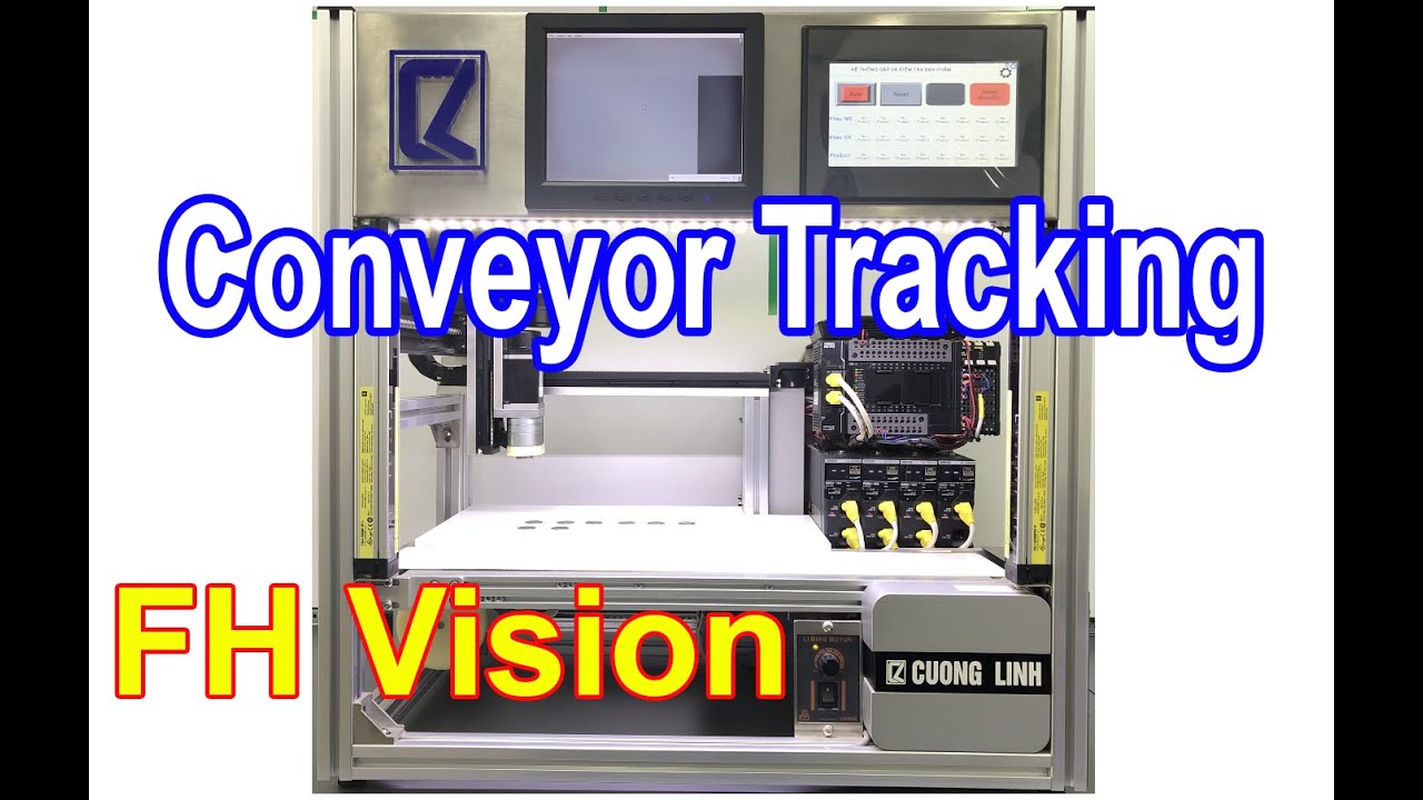 Conveyor Tracking by OMRON Vision FH | OMRON Cuong Linh - YouTube