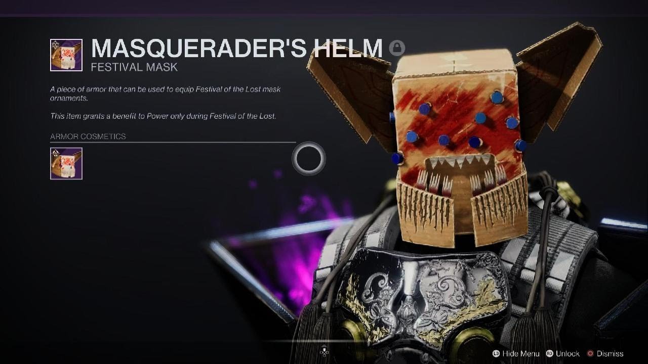 Riven Mask - Destiny 2 Halloween Fashion - Titan Edition Pt. 2 - YouTube