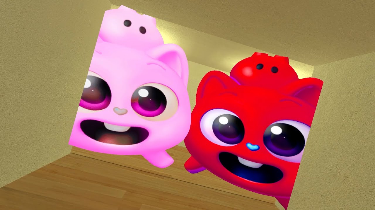 Red & Pink Ninimo Nextbot Chases Me in Liminal Hotel | Gmod Nextbots ...