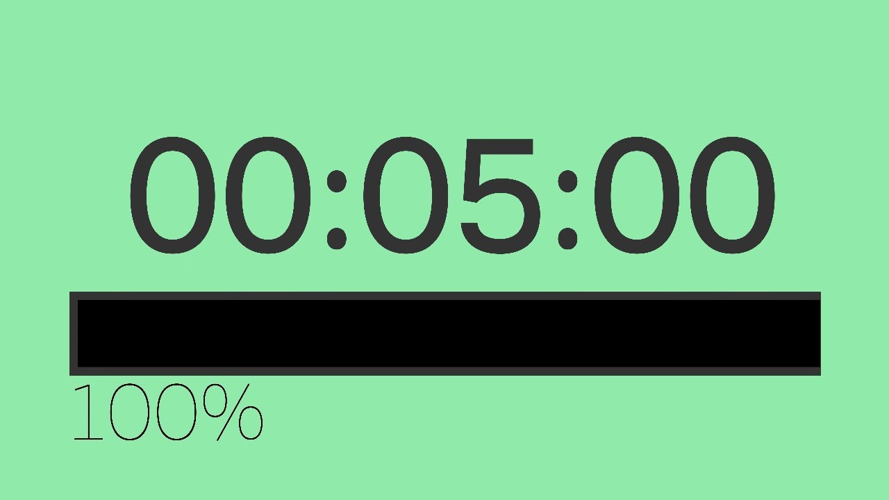 5 Minute Timer - YouTube