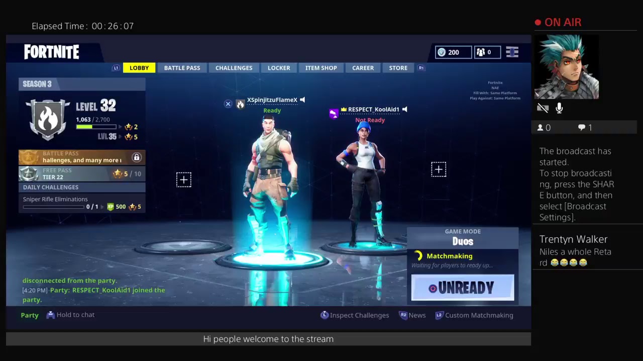 ISSA Fortnite stream - YouTube