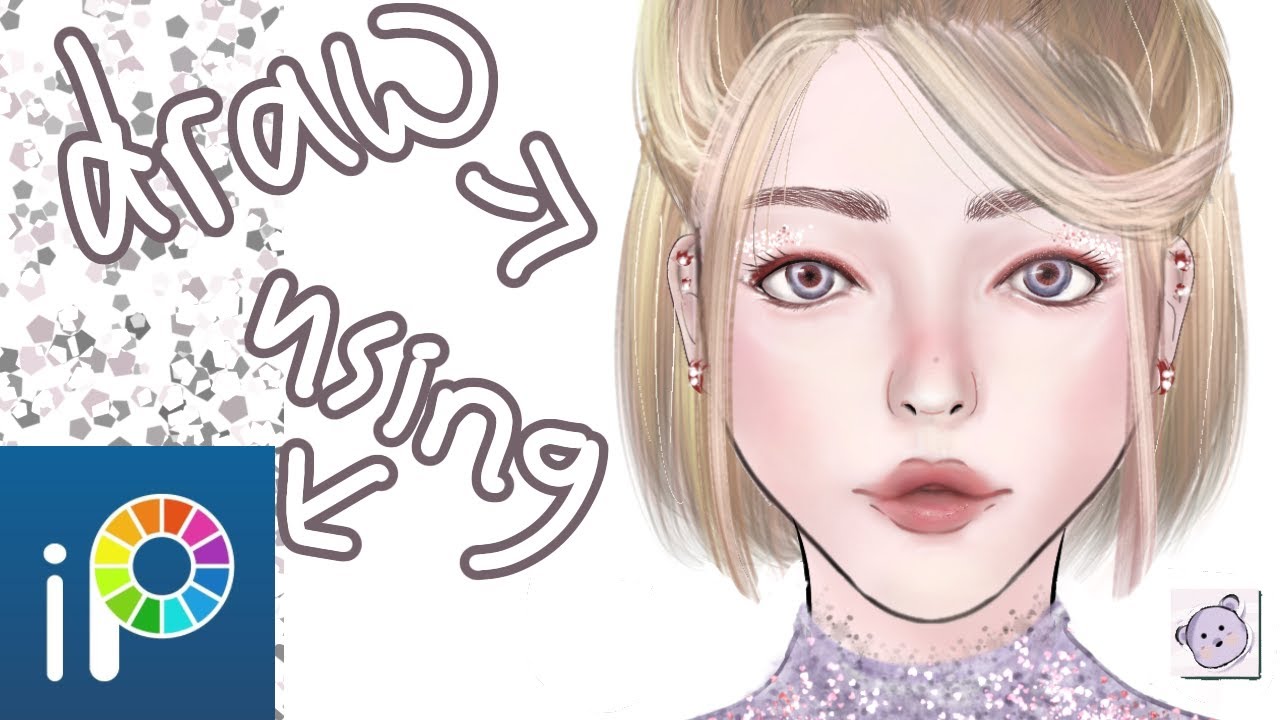 MAKEUP ANIMATION | Menggambar animasi art yang bisa mengedipkan mata ...