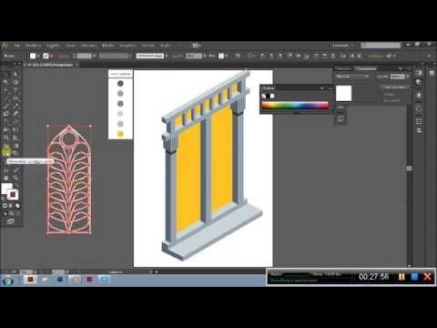 tutorial window isometric illustration - YouTube