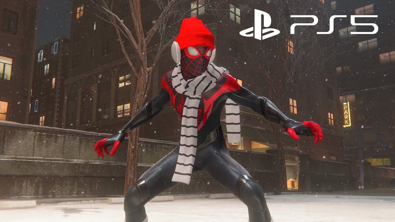 Spider-Man Miles Morales - Winter Suit Free Roam Gameplay (RT Mode ...