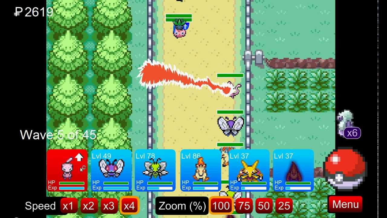 Pokemon Tower Defense:Easy Level up PTD - YouTube