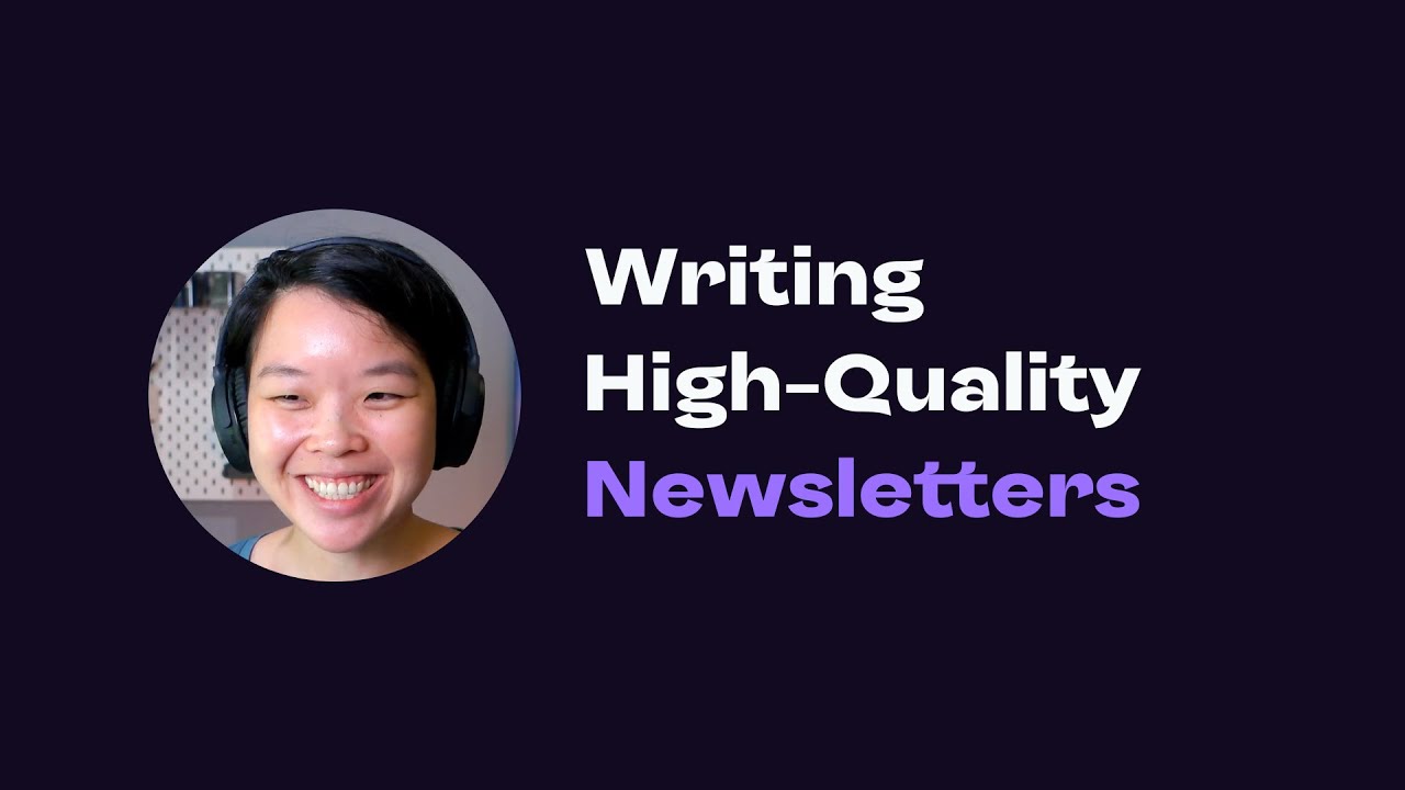 How To Write High-Quality Newsletters in 30 Minutes - YouTube