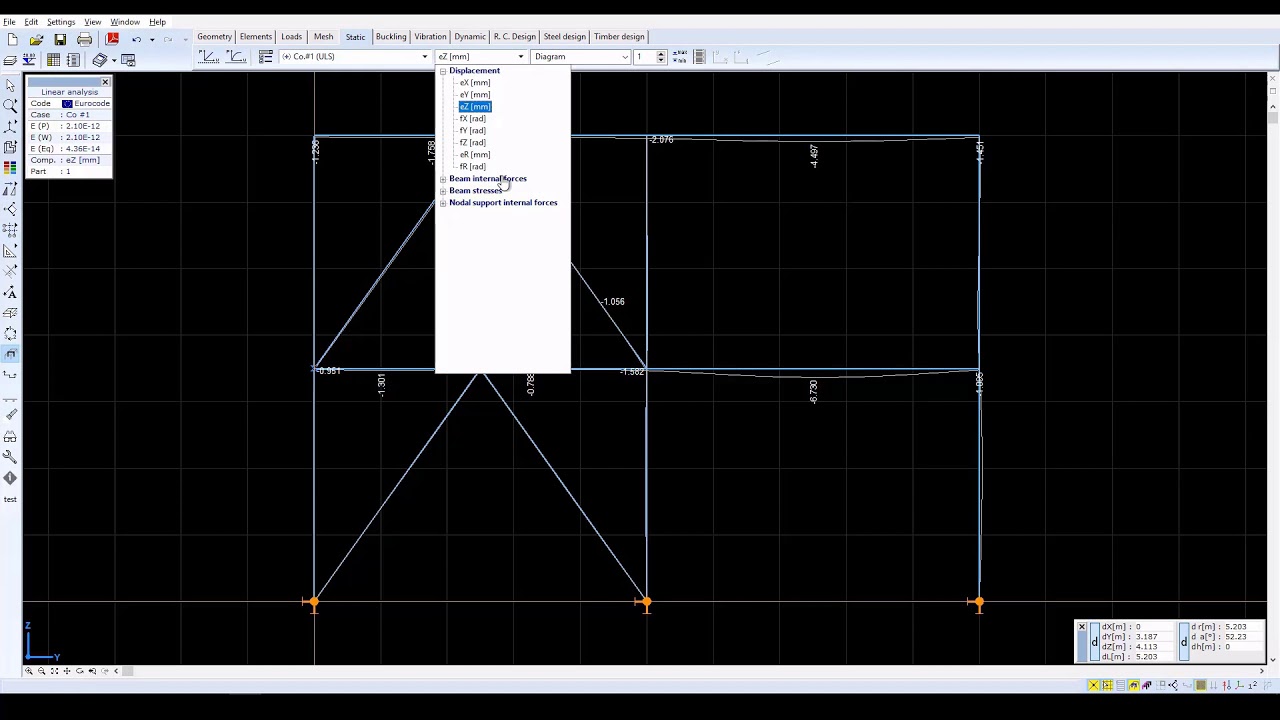AxisVM x5 - Steel Frame Modelling - YouTube