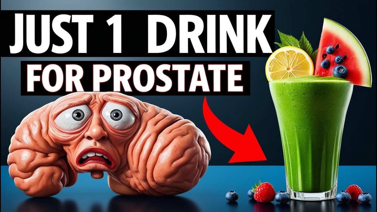 Just 1 Of These Morning Drinks To Shrink Your Enlarged Prostate - YouTube
