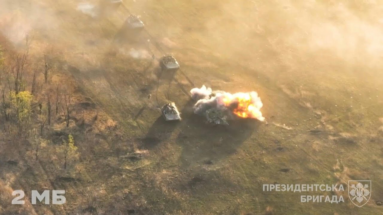 Exclusive footage captures the intensity of the ongoing battle near ...