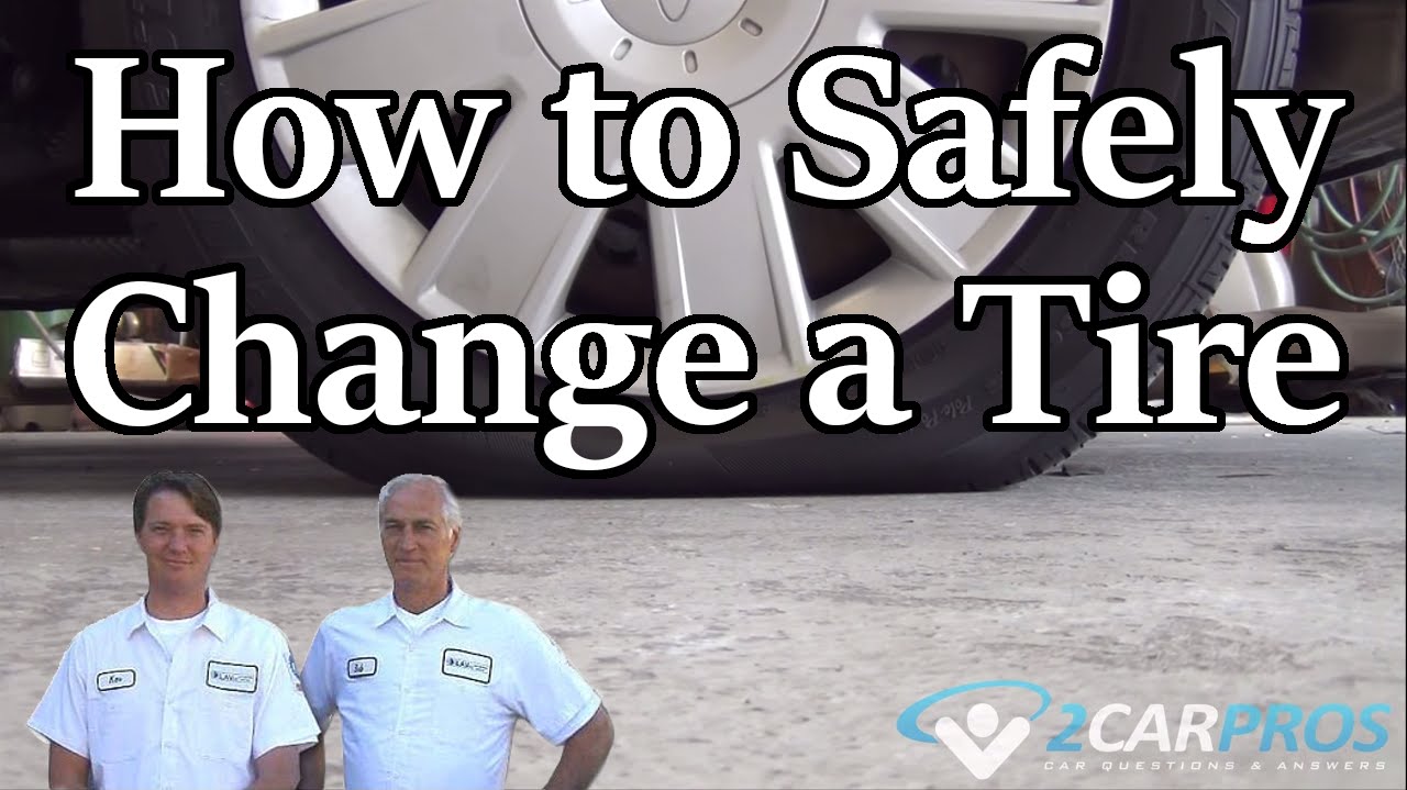 Change a Flat Tire and Install the Spare Safety - YouTube