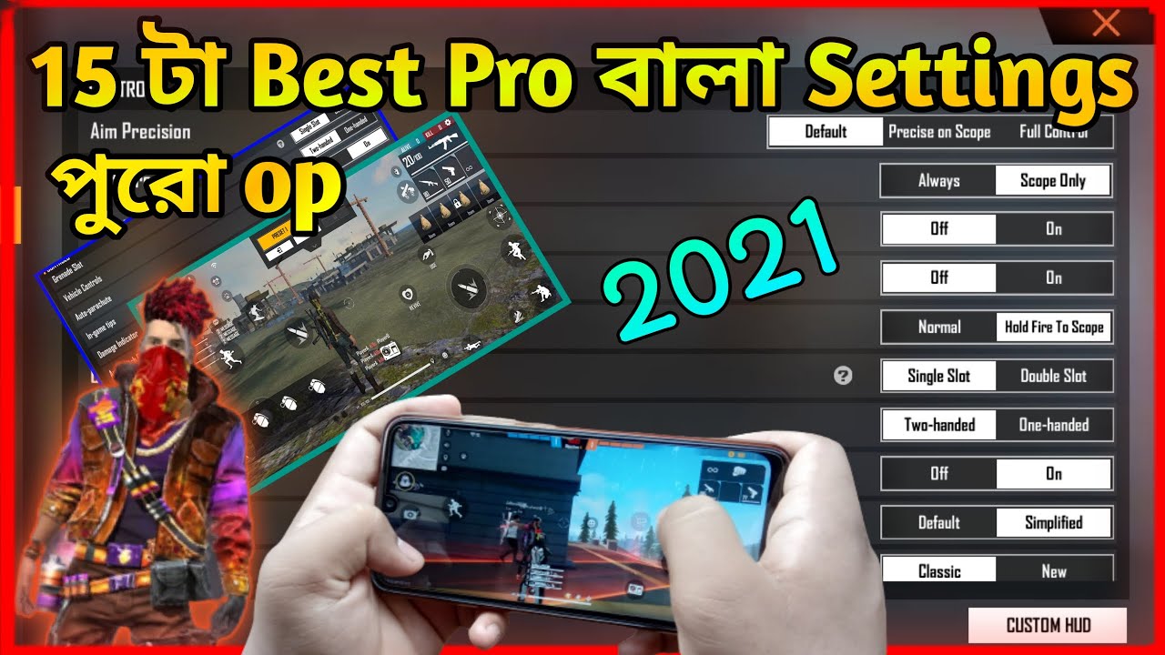 Free Fire Controls Setting Full Details _ Free Fire Pro Player Setting ...