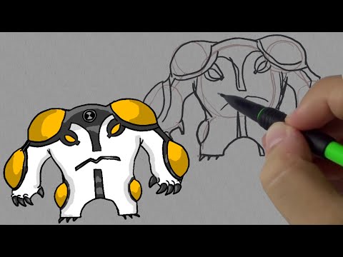 Ben 10 Yıldırım topu çizimi How to Draw Ben 10 | Cannonbolt