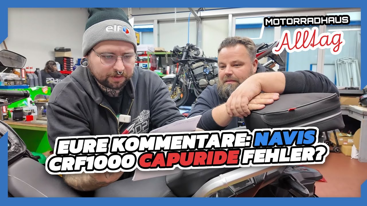 Eure Kommentare & Capuride Probleme bei CRF1000 • Motorradhaus Alltag ...