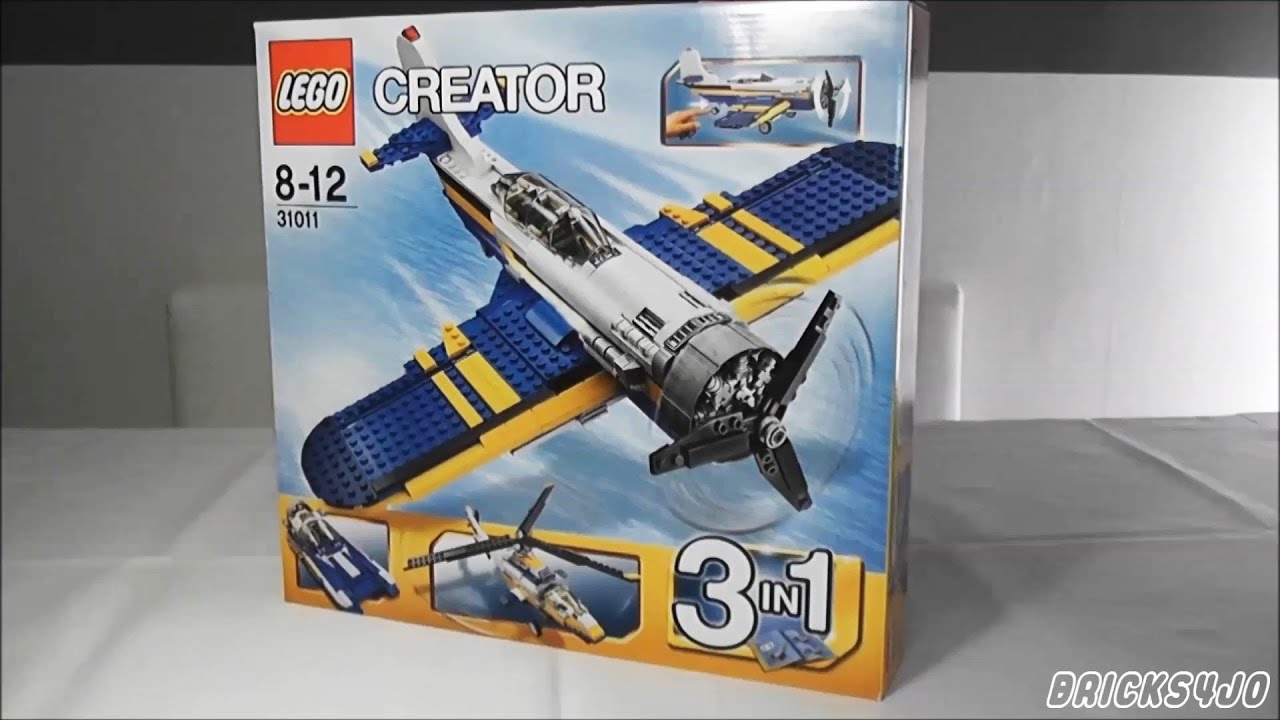 LEGO 31011 Creator Propellermaschine - Review deutsch - - YouTube
