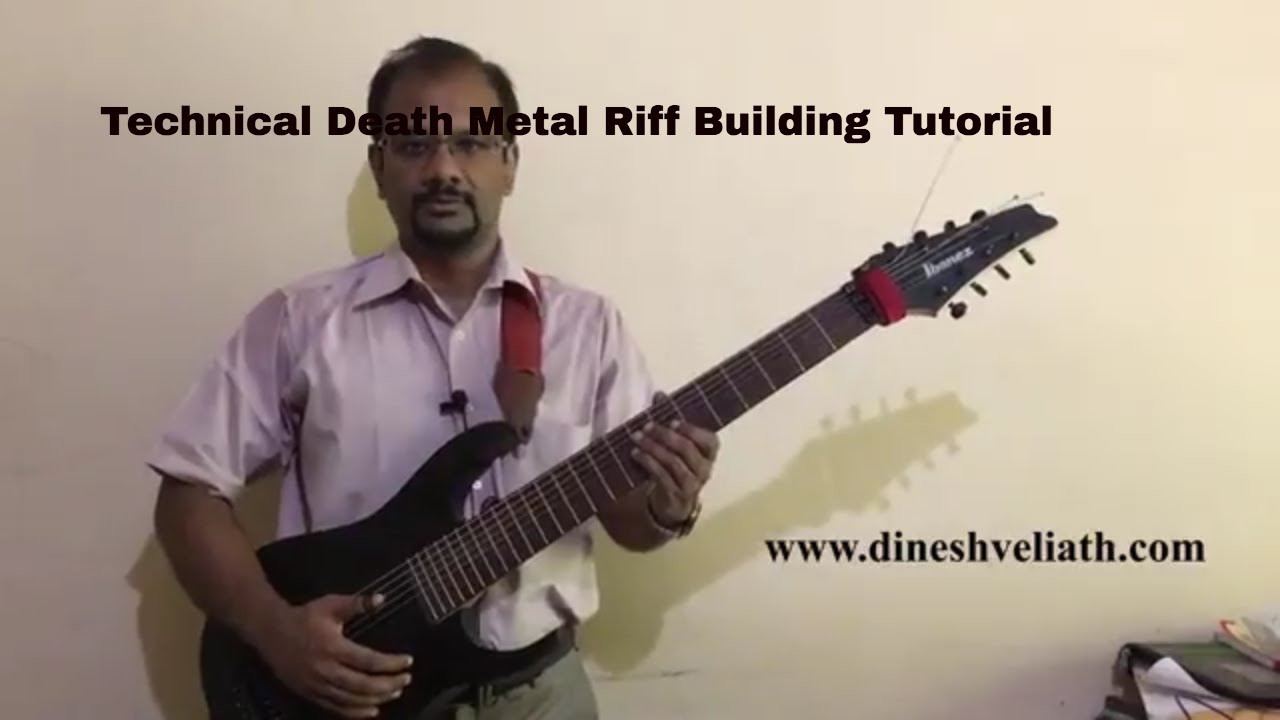 Technical Death Metal Riff Building Guitar Tutorial :Episode 3 - YouTube