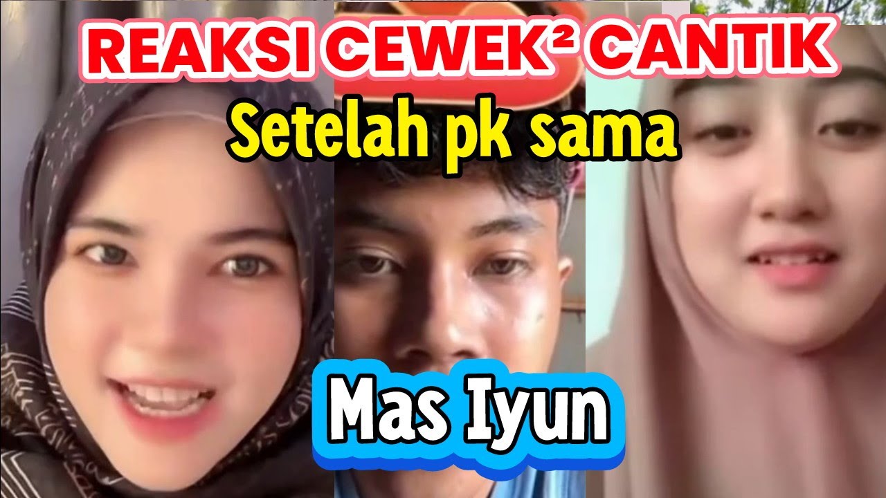 KAGET ‼️ Reaksi cewek cewek setelah pk sama mas iyun kekompakkan sobat ngarit - YouTube