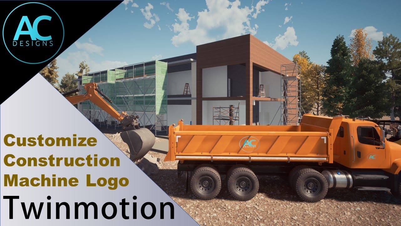How to Customize Construction Machine Logo in Twinmotion | Twinmotion ...
