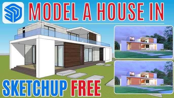 How I Create A House Model Video Tutorial Sketchup