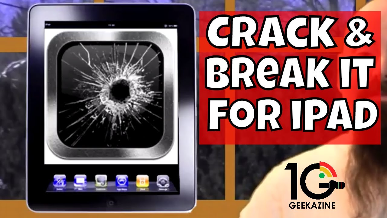 Crack & Break it: Safely Break Your iPad Screen! - YouTube