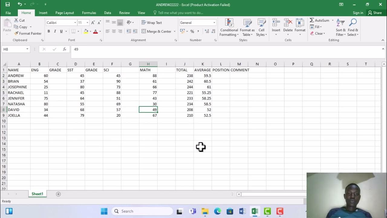 How to make a report in excel - YouTube