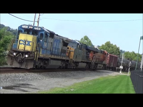 CSX K145 With a Sweet Consist - YouTube
