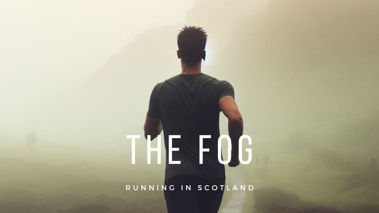 I ran a half marathon in fog | Winter running in Scotland - YouTube