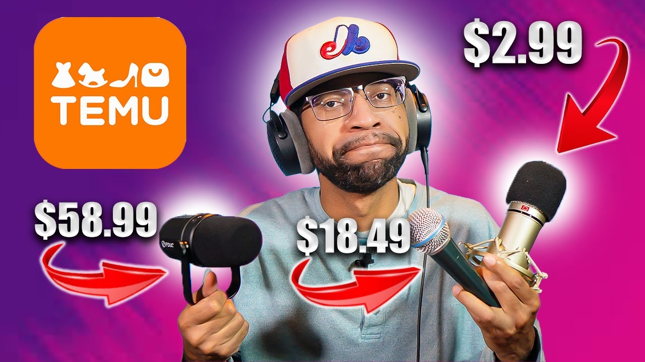 Are TEMU Microphones Any Good?? (Neumann U87 Clone, Shure SM78 Clone ...