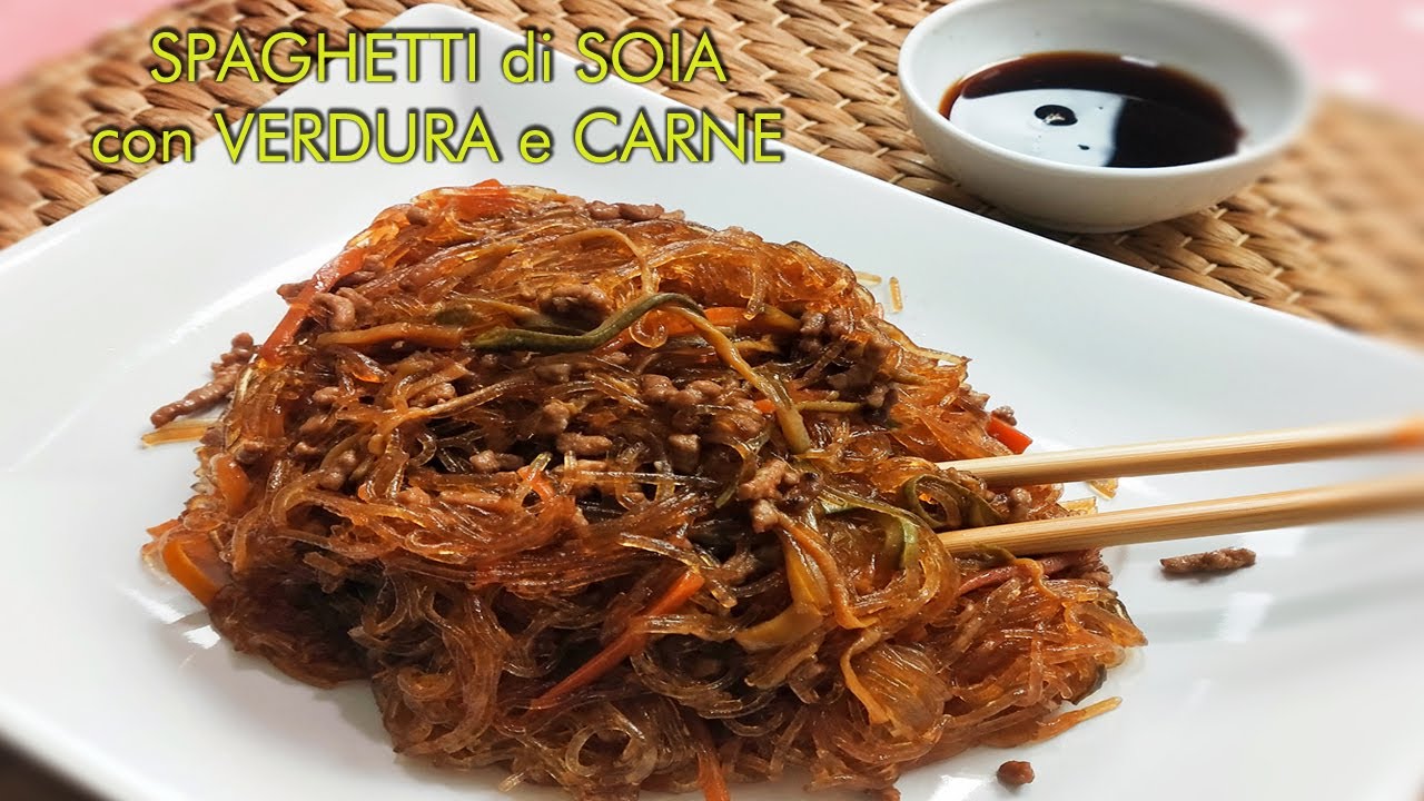 SPAGHETTI di SOIA - YouTube