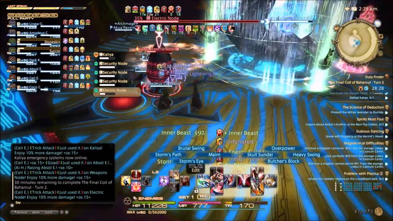 FF14 T11 Excalibur Tank POV Valkyrie FC - YouTube