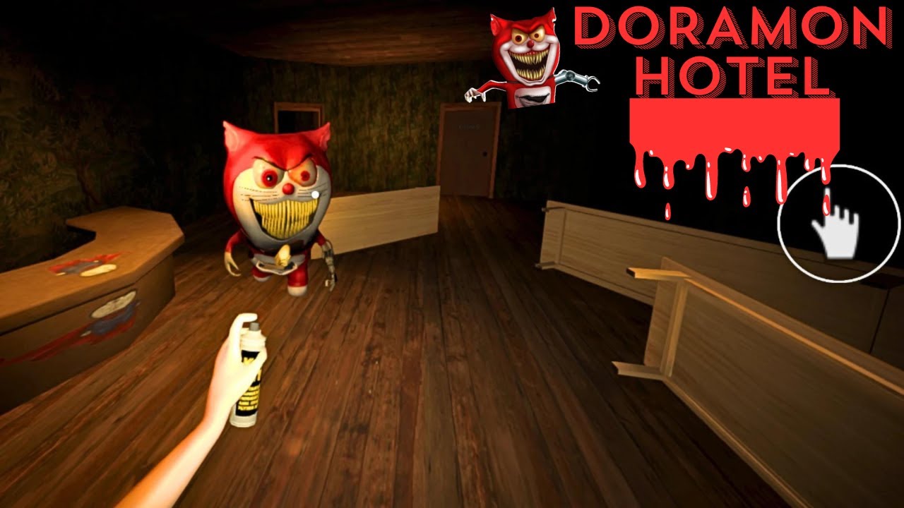THE DORAEMON HORROR GAME | DORA MON HOTEL GAMEPLAY - YouTube