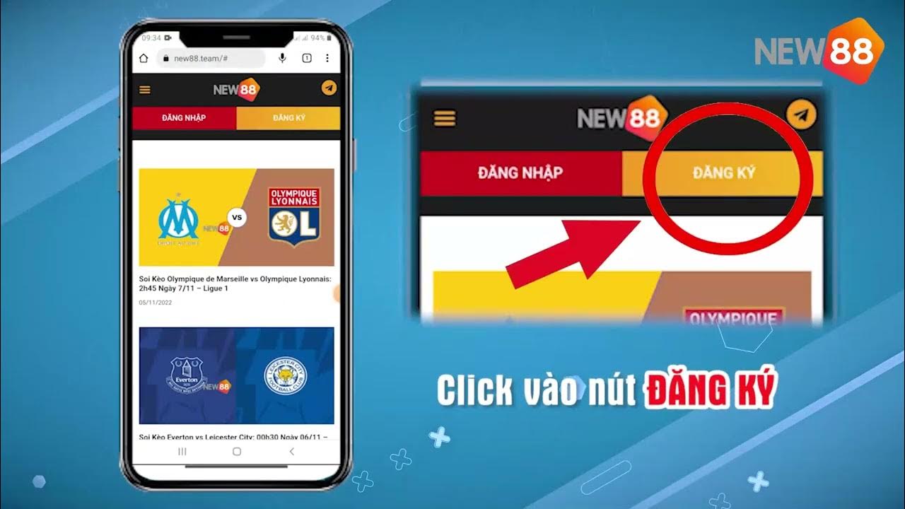 Hướng dẫn các bước đăng ký New88 - YouTube
