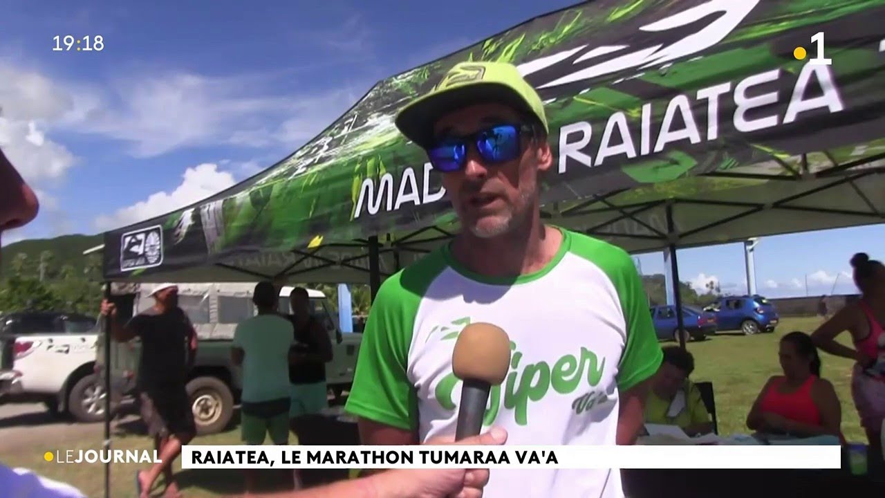 Raiatea, le marathon Tumaraa va'a - YouTube