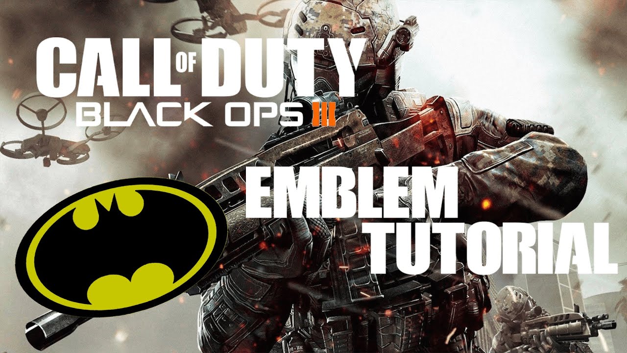 Call Of Duty BO3 | Emblem Tutorial #1 - Retro Batman (Really Easy ...