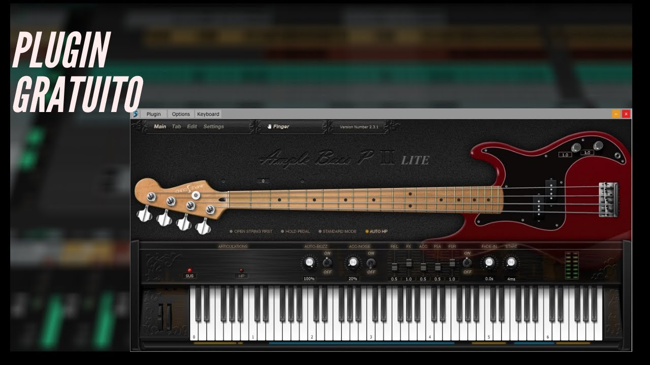 Ample Bass P Lite II - Plugin VSTi Gratuito - YouTube